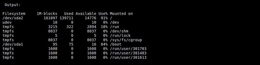 11 Df Command To Check Disk Space In Linux With Examples Linuxteck